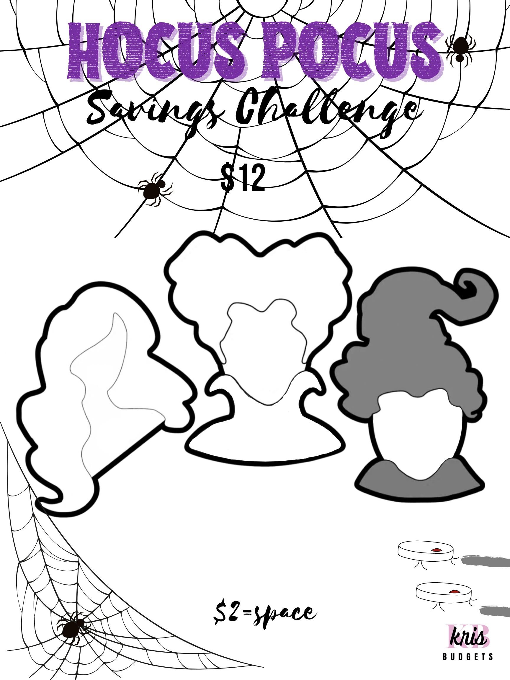 HOCUS POCUS SAVINGS Hocus Pocus Savings Challenge by Krisprintsit ...