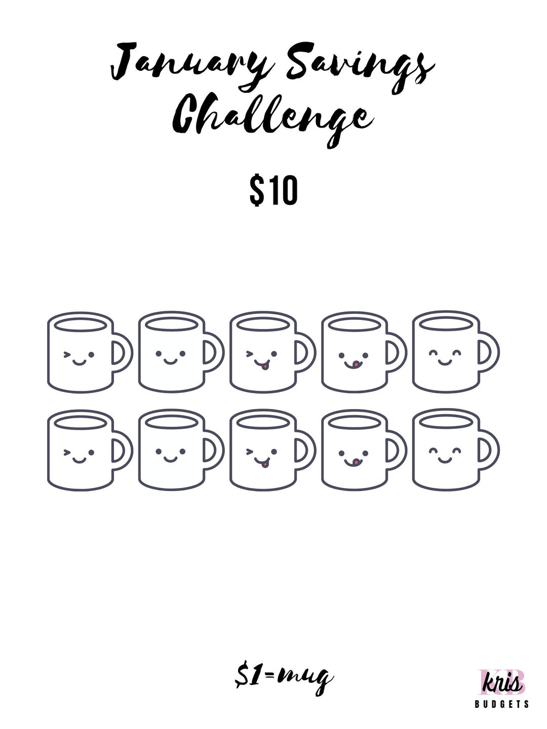 JANUARY SAVINGS CHALLENGE Kris Budgets New Year 2023 New Money 2023 ...