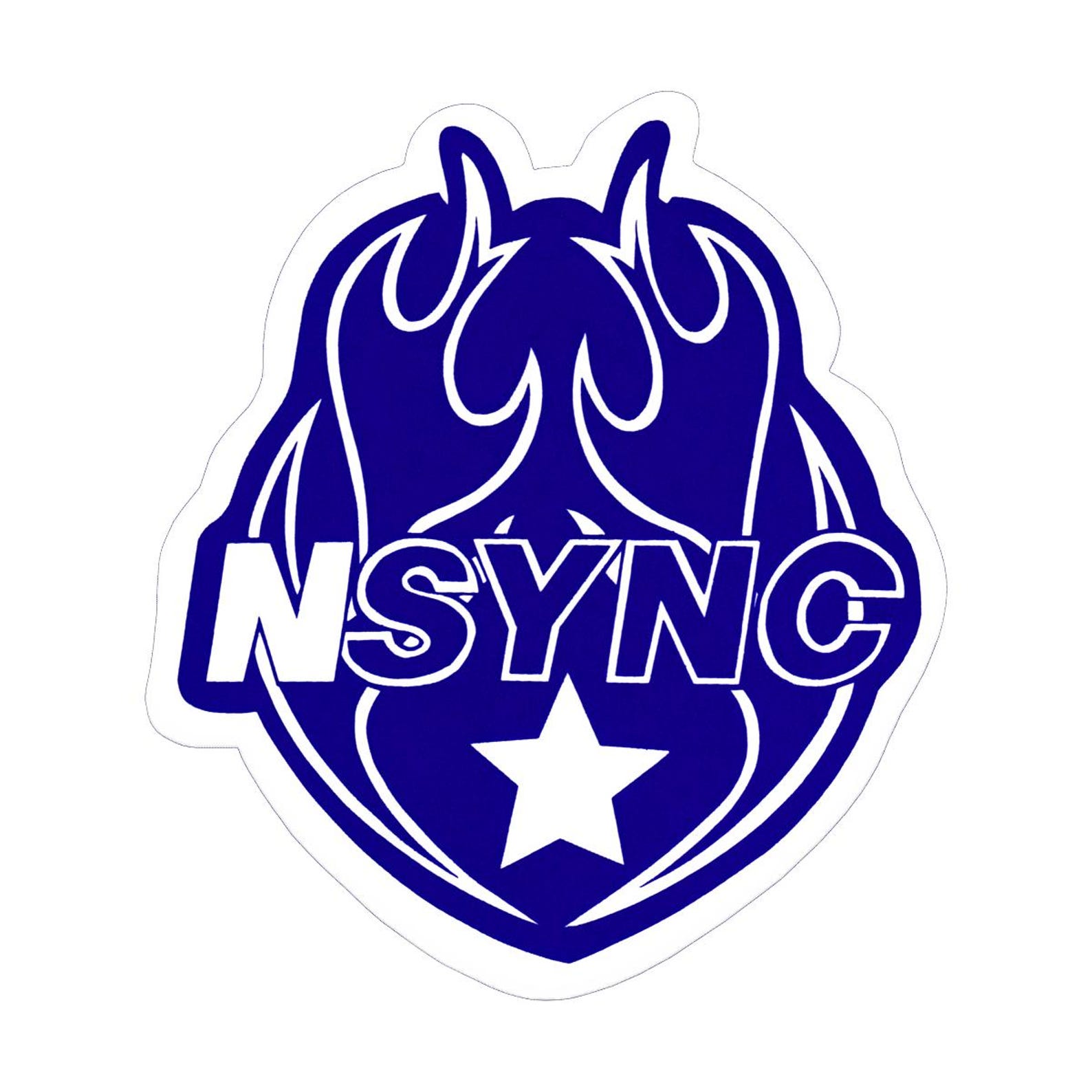 Vintage 1990s 5" Sticker - *NSYNC - Flaming Heart Logo - Etsy