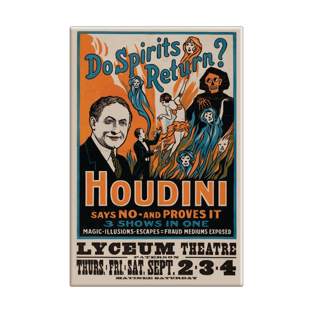 3" Magnet - Do Spirits Return? Houdini Says NO - and PROVES IT. This is ...