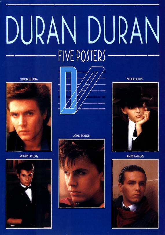 Duran Duran 1980s Vintage 12 x 16.5 Poster Book with 5 | Etsy