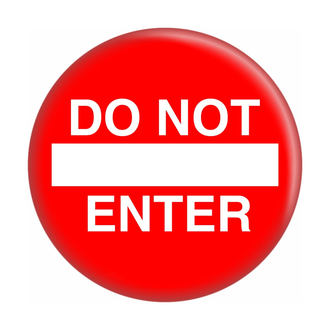 2.25" Magnet - Do Not Enter - Traffic Sign - Etsy