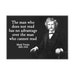 3.5" Magnet - the Man Who Does Not Read Has No Advantage Over the Man ...