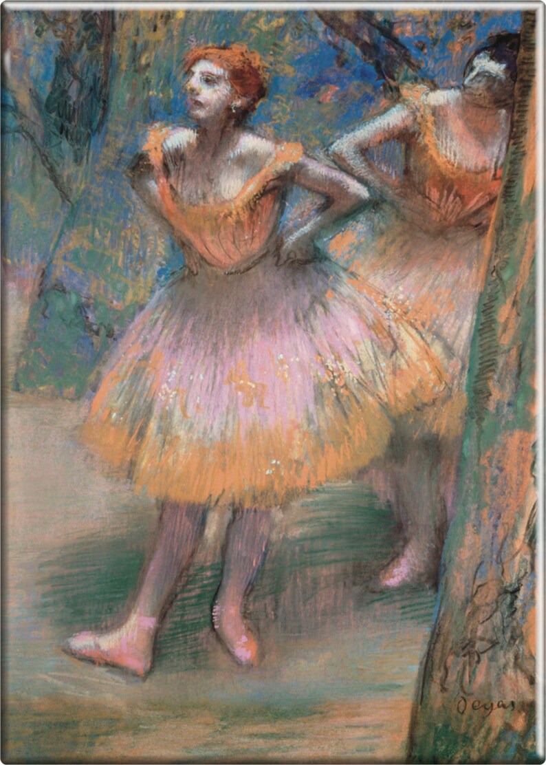 3.5" Magnet - Edgar Degas - Two Dancers (1893-1898) - Etsy
