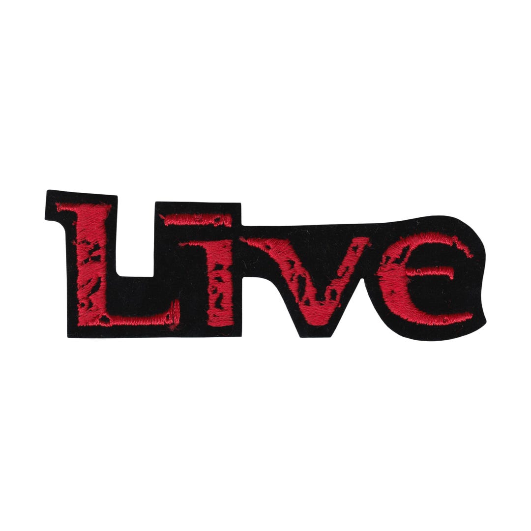 Vintage 1990s 5.38" Embroidered Patch - Live - Band Logo - Etsy