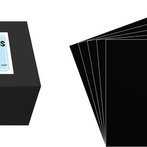 Plastic Craft Modeling Sheets 8 X 10 60mil Heavy Duty Black - Etsy