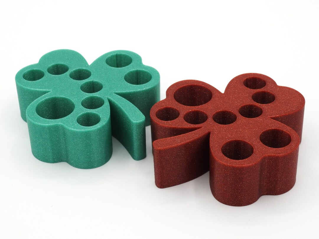 Lucky Puck - Shamrock Shaped 510 Cart and Vape Pen Battery Organizer ...