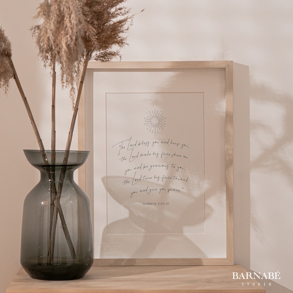 The Blessing Wall Art - Etsy