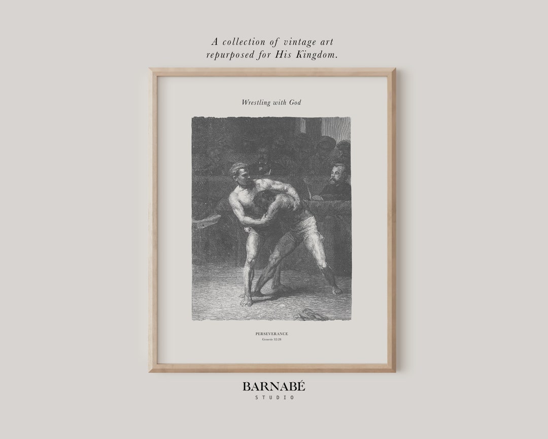 Perseverance by Barnabé Studio | Christian Wall Art | Black and White ...
