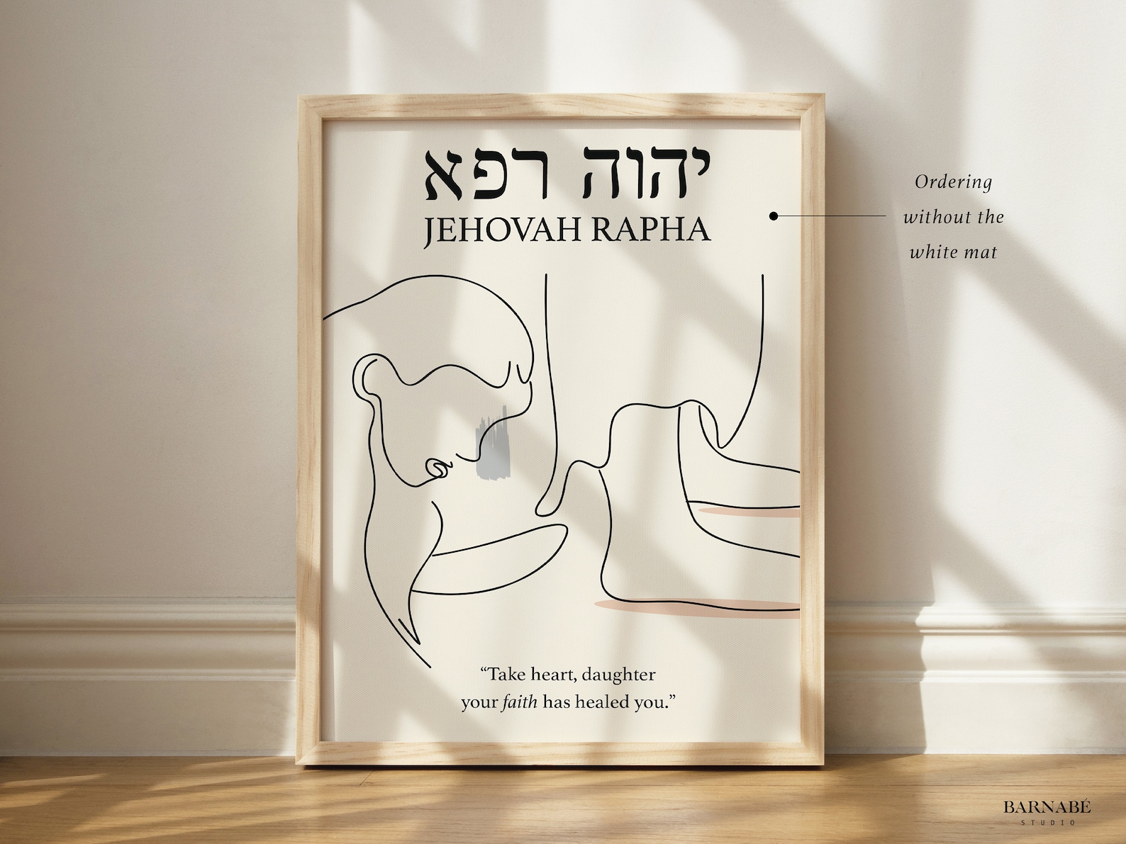 Jehovah Rapha Print, Scripture Art, Healing Scripture, the God Who ...