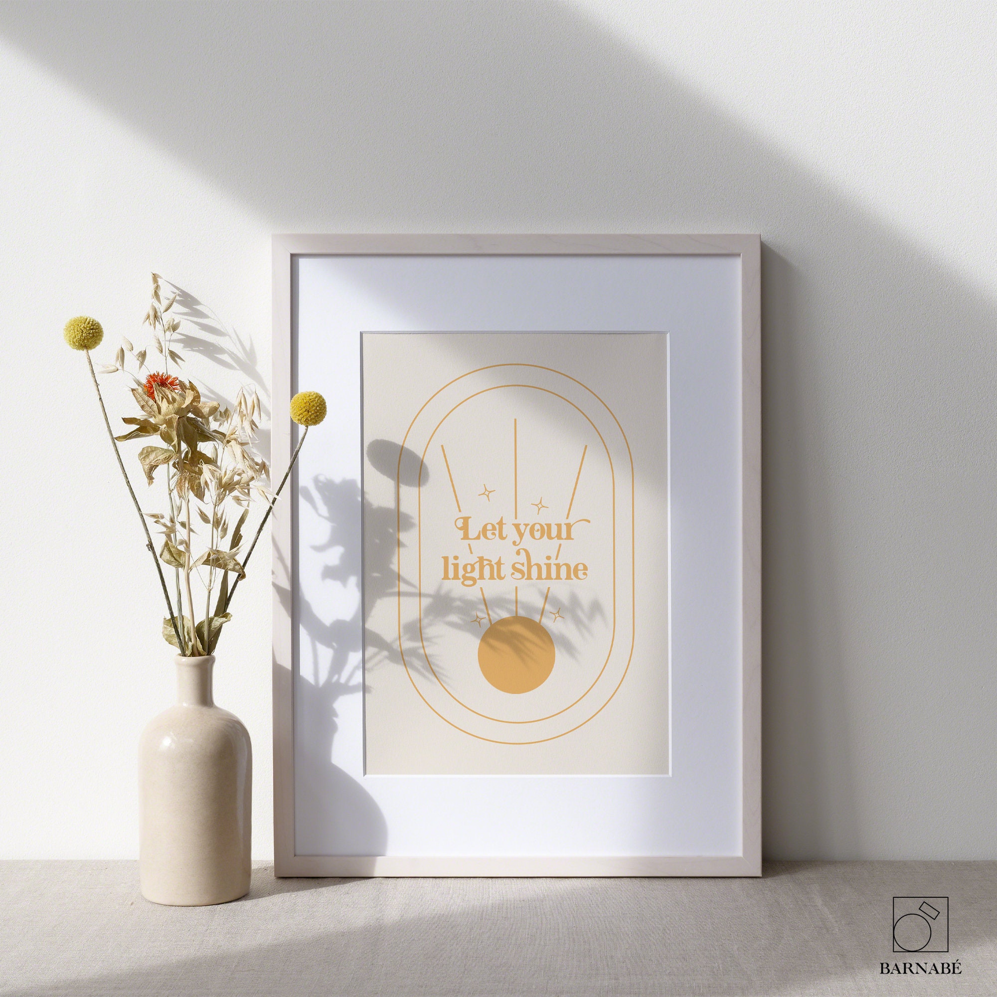 Let Your Light Shine Bible Verse Inspirational Print Daily | Etsy