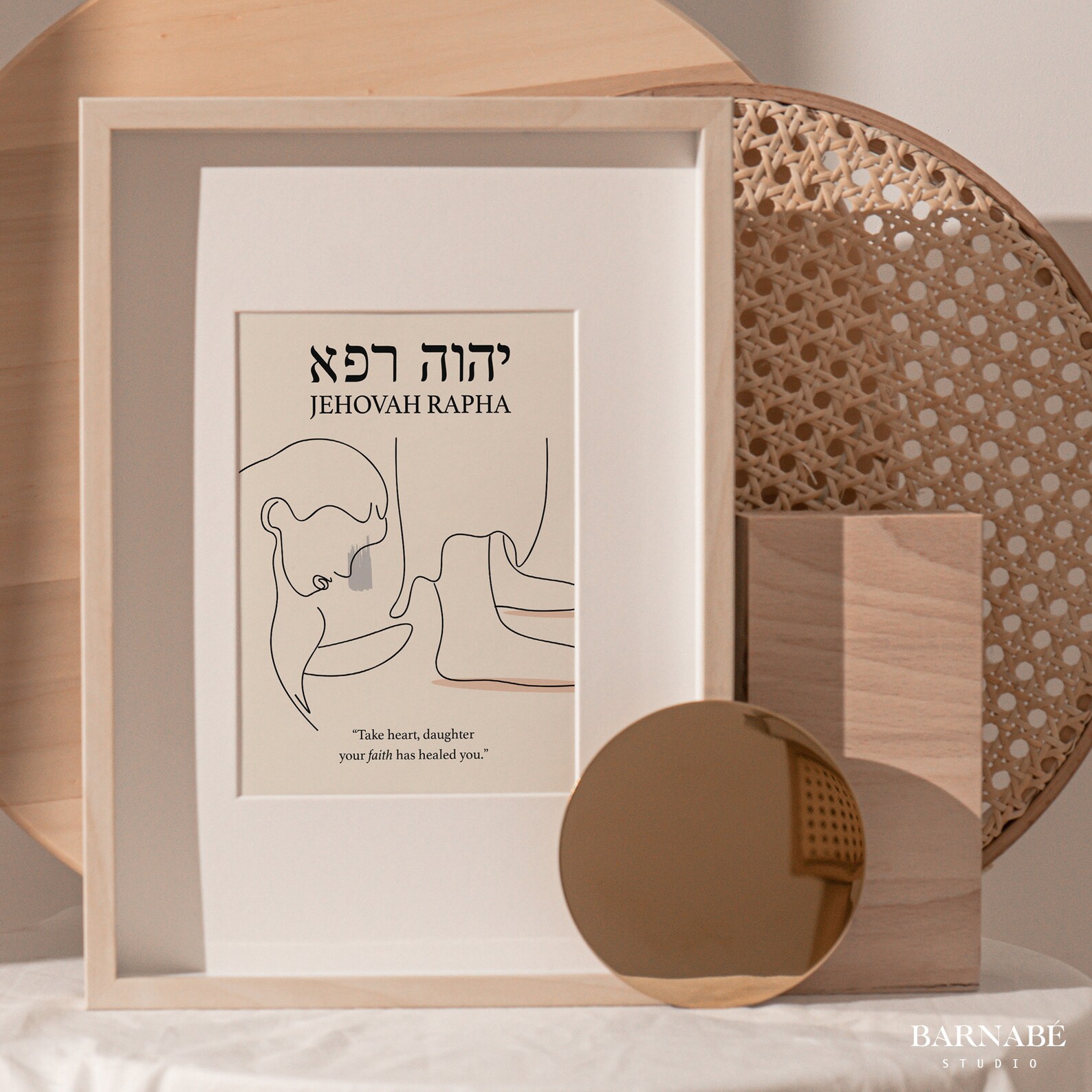 Jehovah Rapha Print, Scripture Art, Healing Scripture, the God Who ...