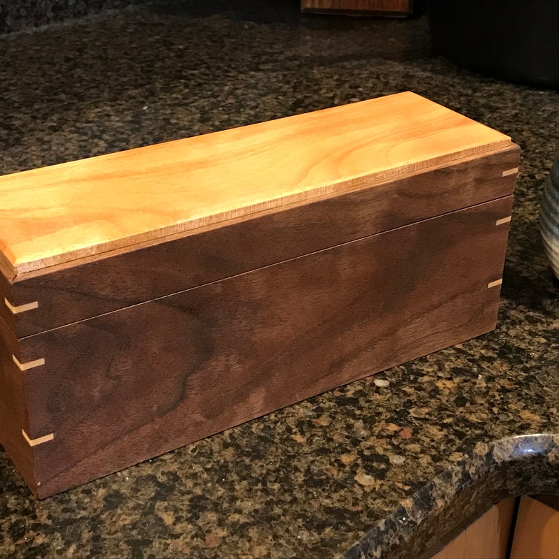 Wooden Tea Box - Etsy