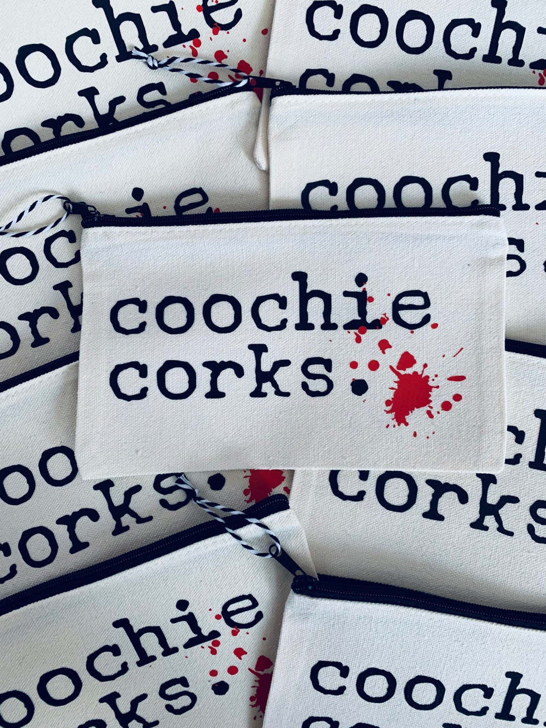 Blood Spatter Coochie Corks Bag - Etsy