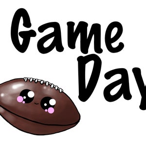 Game Day Sign/instant Football Sign Download/game Day Sign/football ...