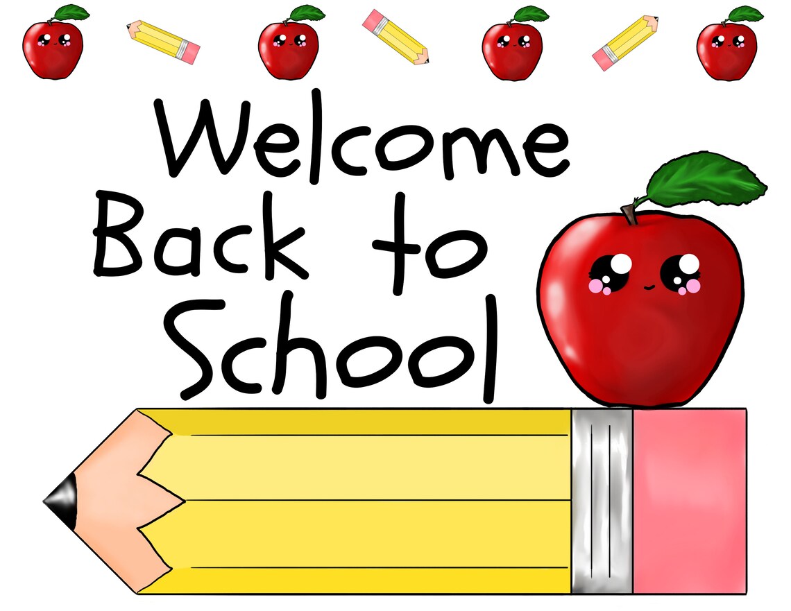 Welcome Back to School Sign/instant Download/teacher Sign/welcome Back ...