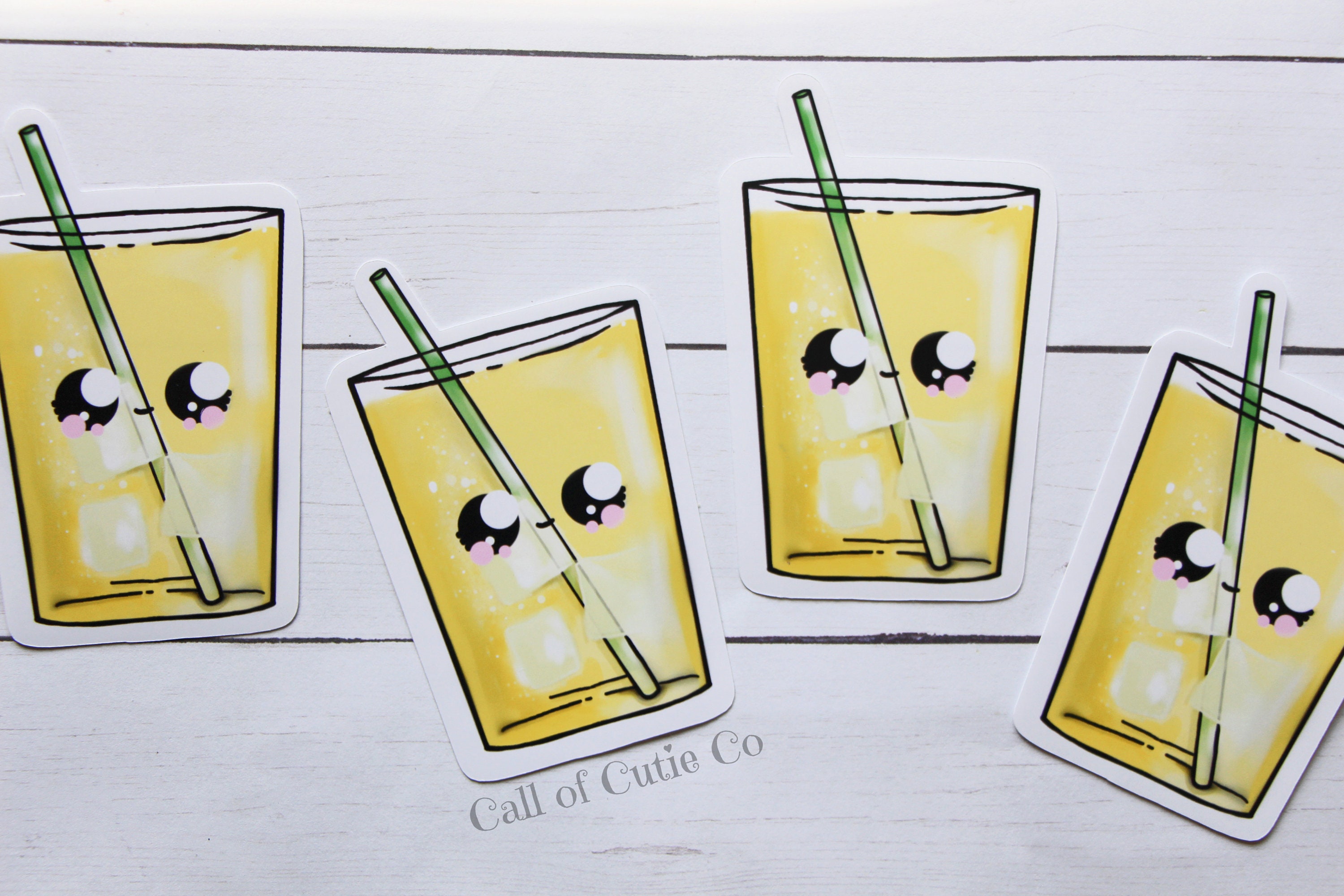 Lemonade Die Cut Sticker/drink Sticker - Etsy