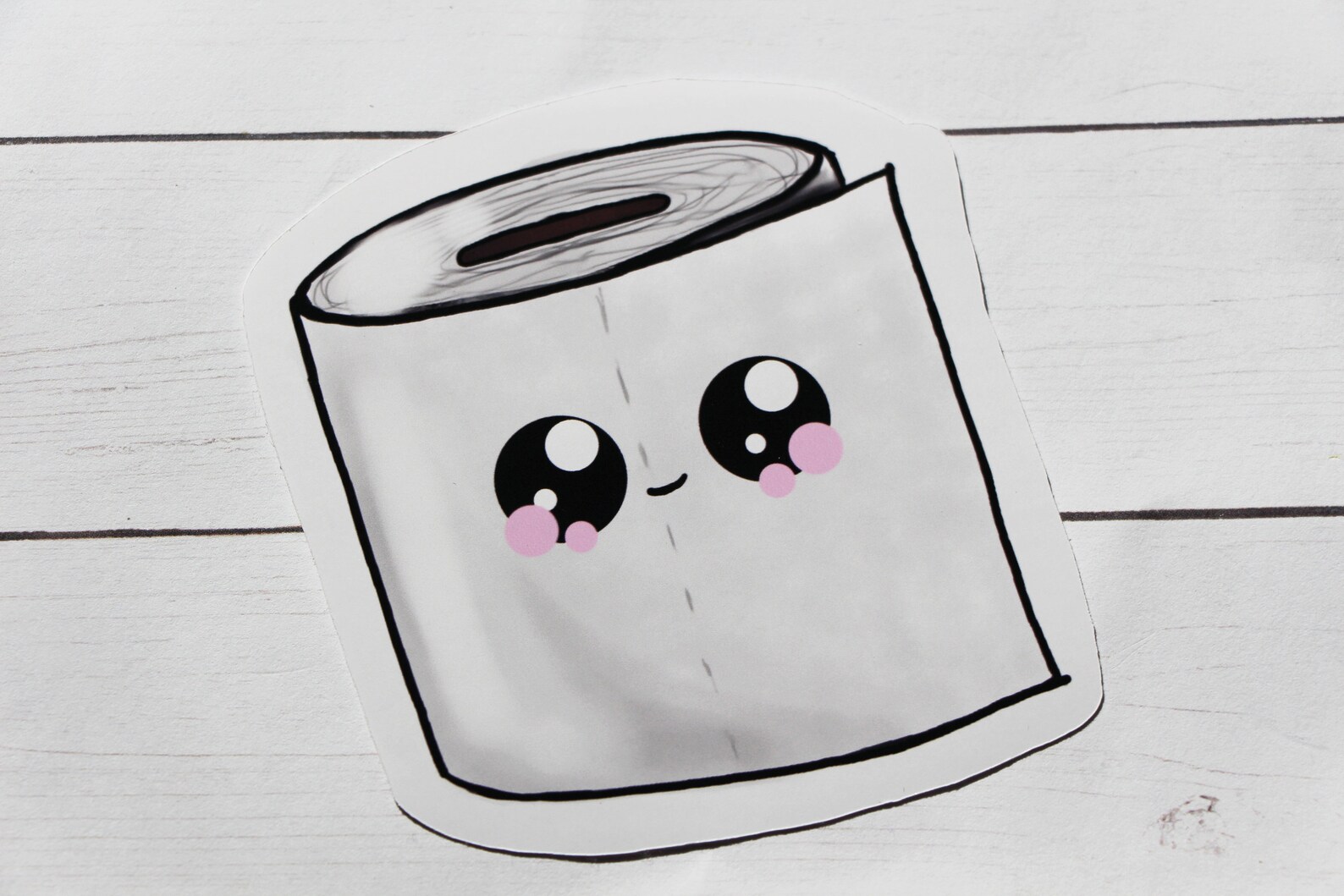 Toilet Paper Die Cut Stickers/toilet Paper Sticker - Etsy