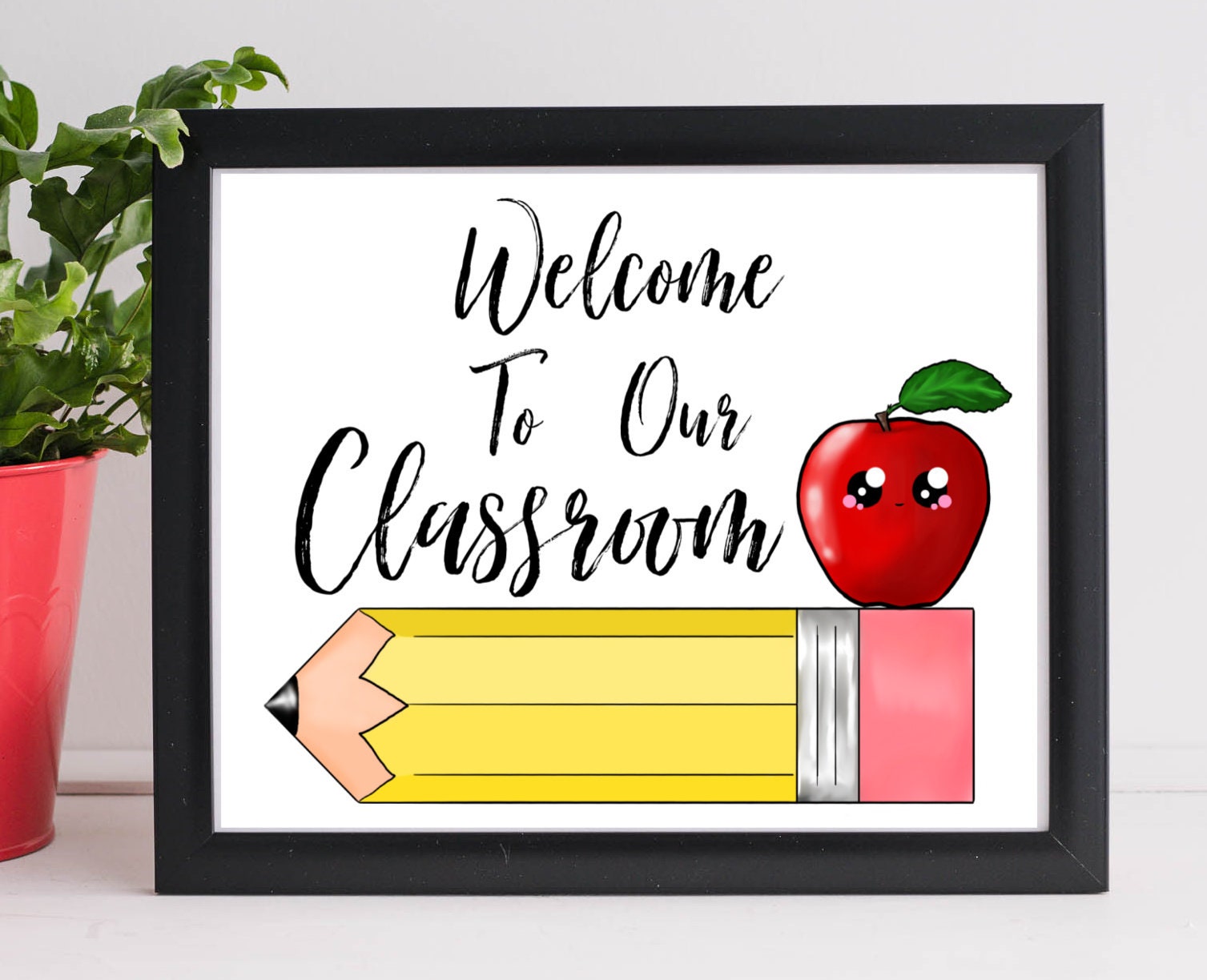 Welcome to Our Classroom Sign/instant School Sign Download/back to ...