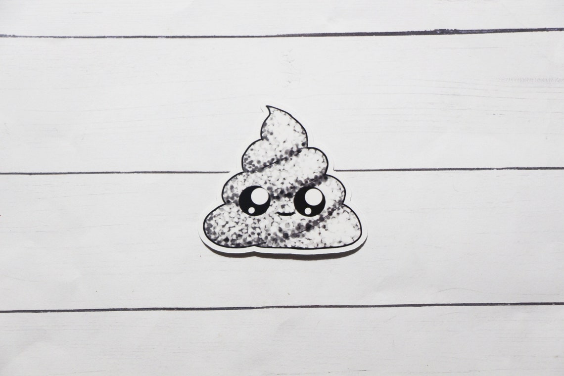 Poop Die Cut Sticker/poop Sticker/funny Stickers/funny Poop Stickers ...