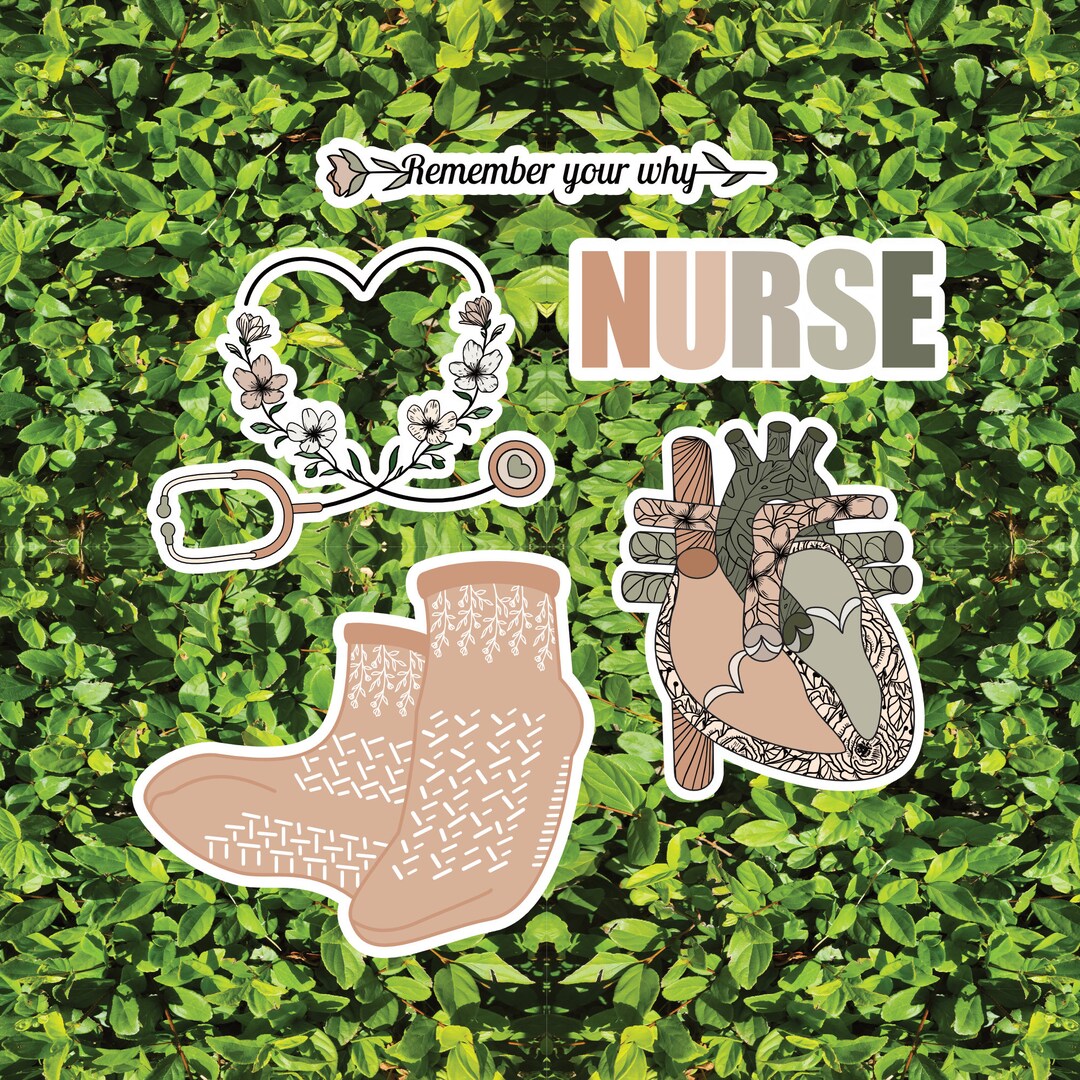 Nurse Sticker Bundle - Healthcare Workers - Etsy