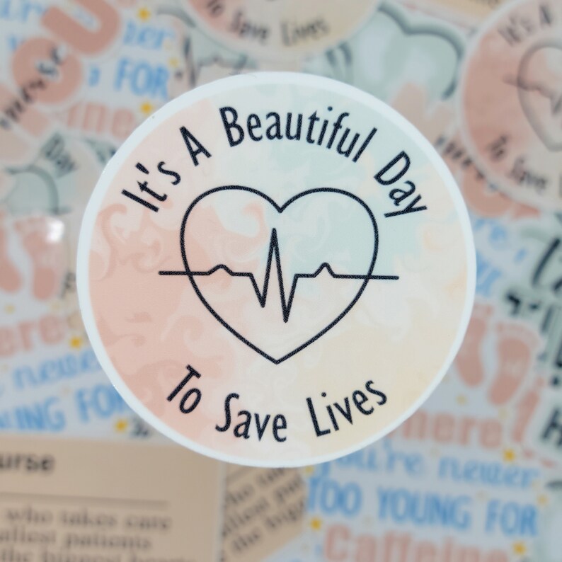 NICU Nurse Sticker Bundle - Etsy