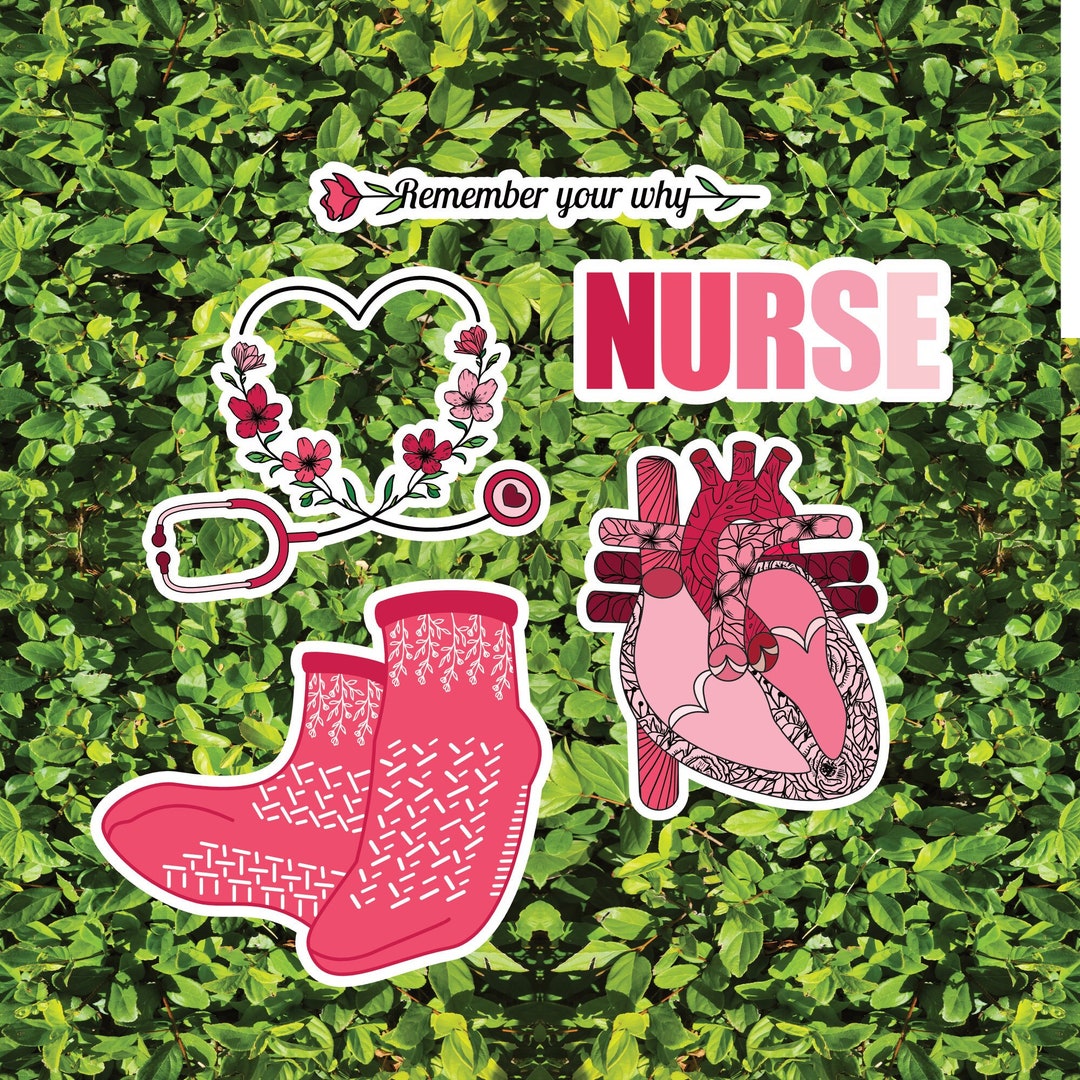 Nurse Sticker Bundle - Healthcare Workers - Etsy