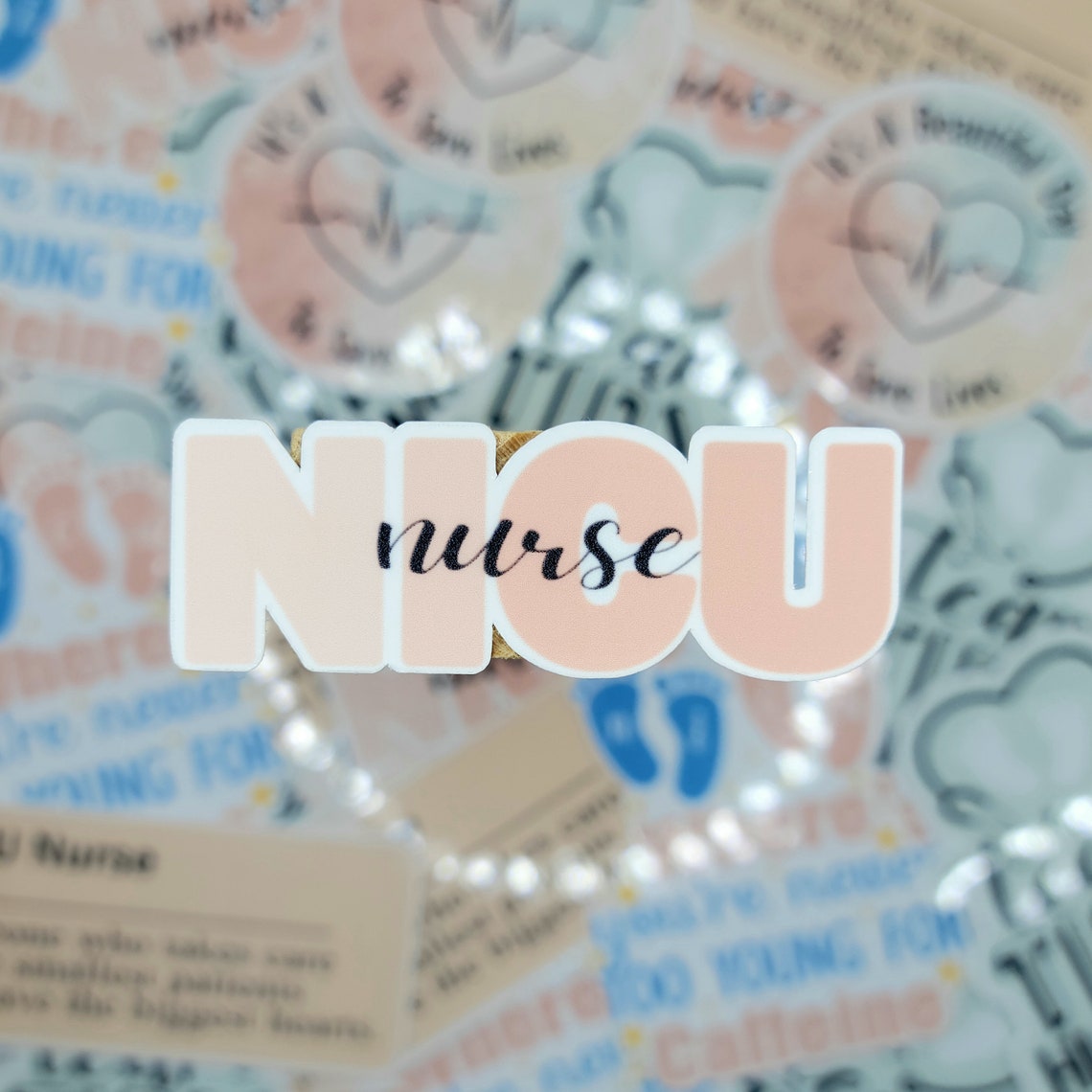 NICU Nurse Sticker Bundle - Etsy