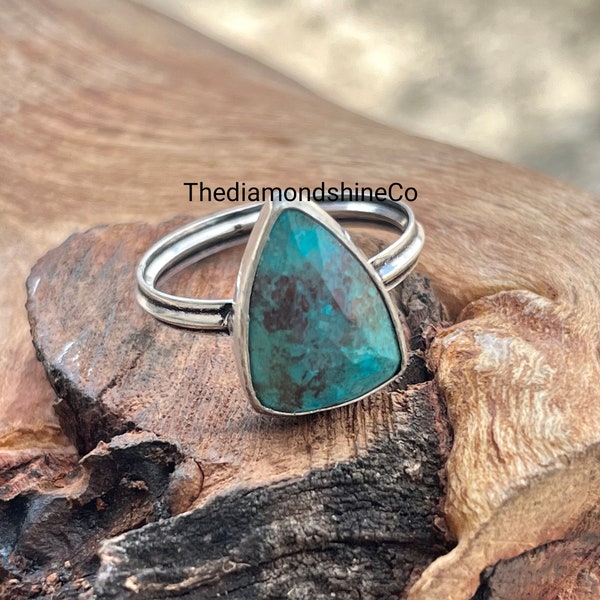Chrysocolla Ring - Etsy