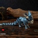 Articulated 3D Printed Giant Wolf Fidget Toy - Etsy
