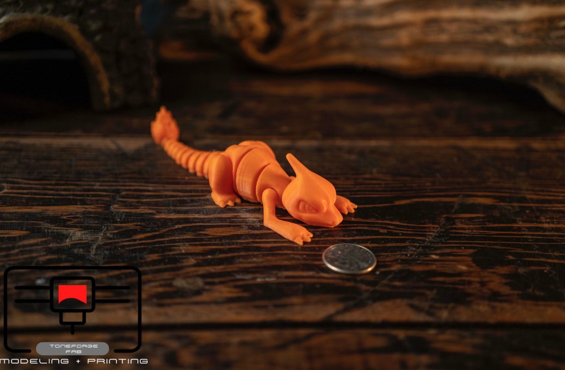 Articulated 3D Printed Charmander Evolution Set Flexi - Etsy