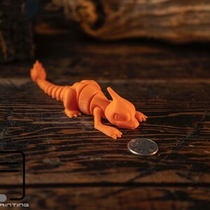 Articulated 3D Printed Charmander Evolution Set, Flexi Pokémon, Fidget ...