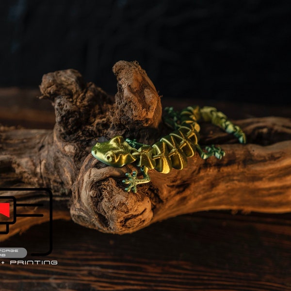 3d Printed Lizard - Etsy