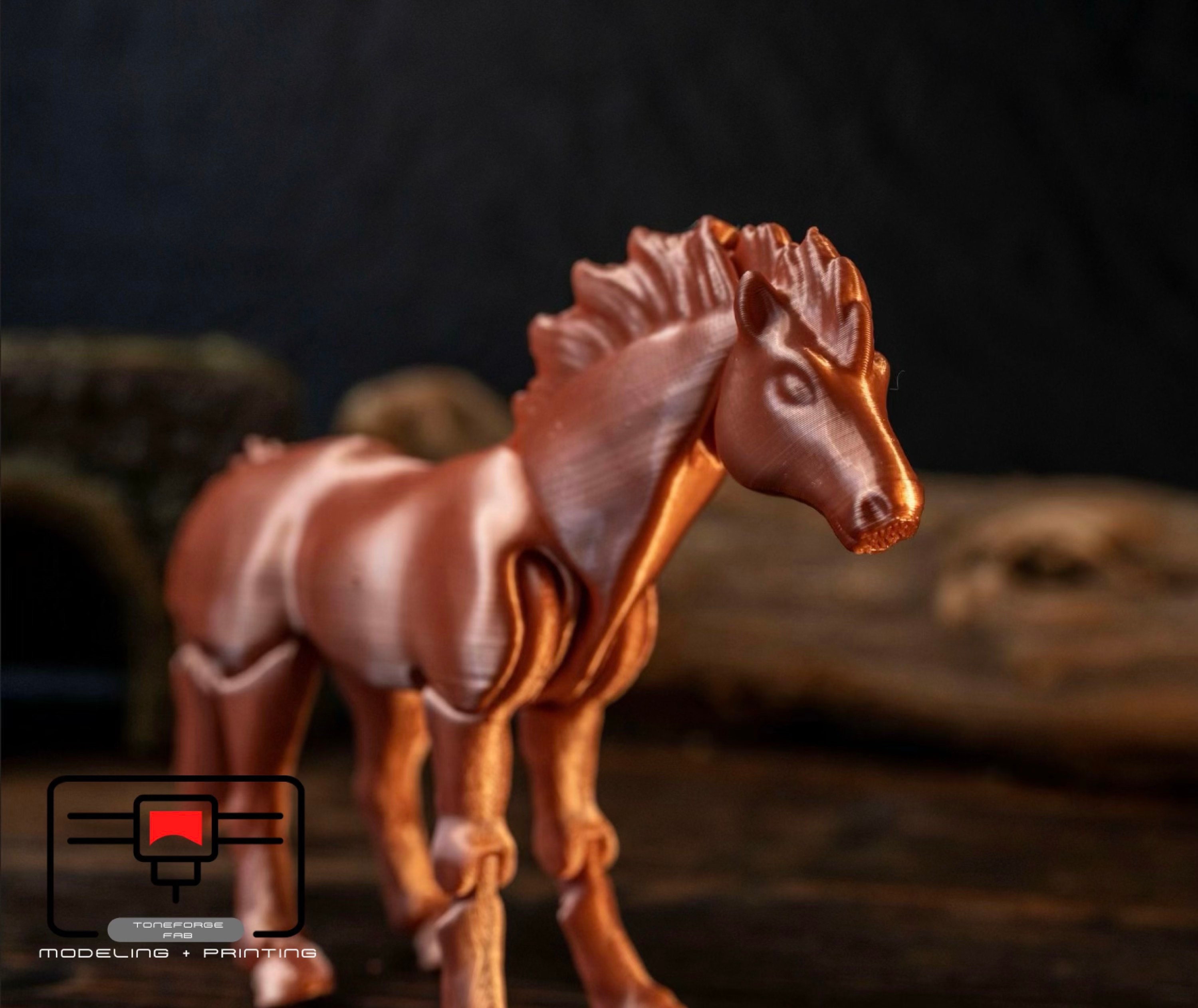 Articulated 3D Printed Horse - Etsy