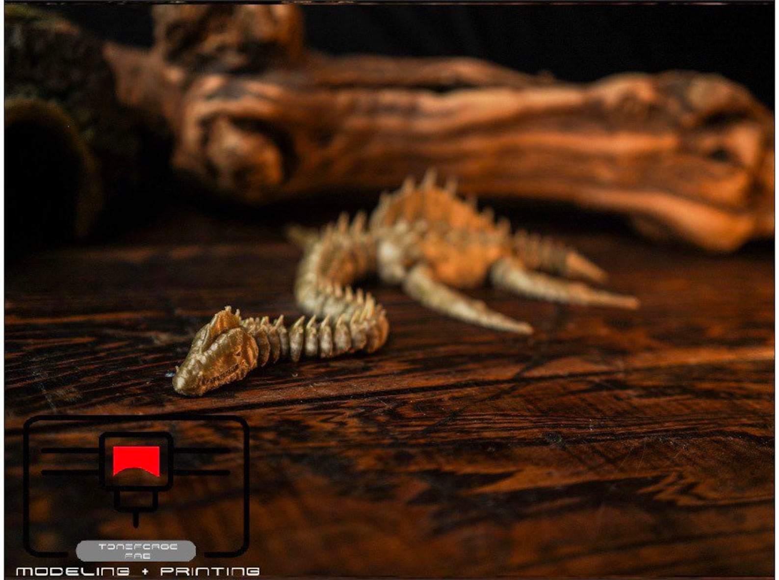 Articulated 3D Printed Nessy Sea Monster Fidget Toy - Etsy