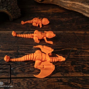 Articulated 3D Printed Charmander, Flexi Pokémon, Fidget Toy - Etsy