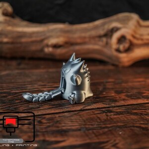 Articulated 3D Printed Gengar, Flexi Animal, Fidget Toy - Etsy