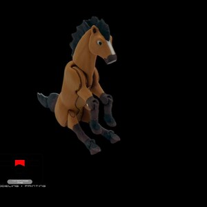 Articulated 3D Printed Horse - Etsy