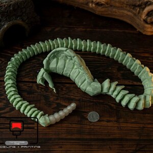 Articulated 3D Printed King Cobra Toy - Etsy