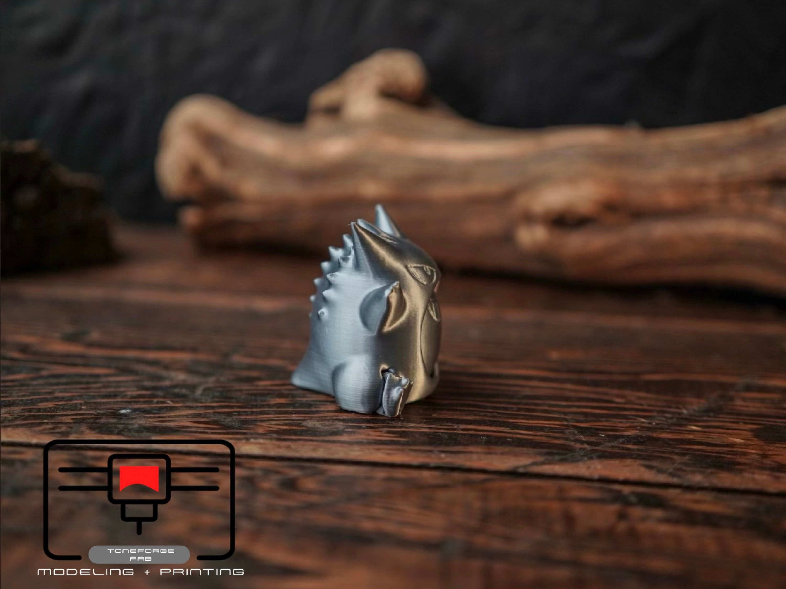 Articulated 3D Printed Gengar, Flexi Animal, Fidget Toy - Etsy