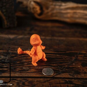 Articulated 3D Printed Charmander, Flexi Pokémon, Fidget Toy - Etsy