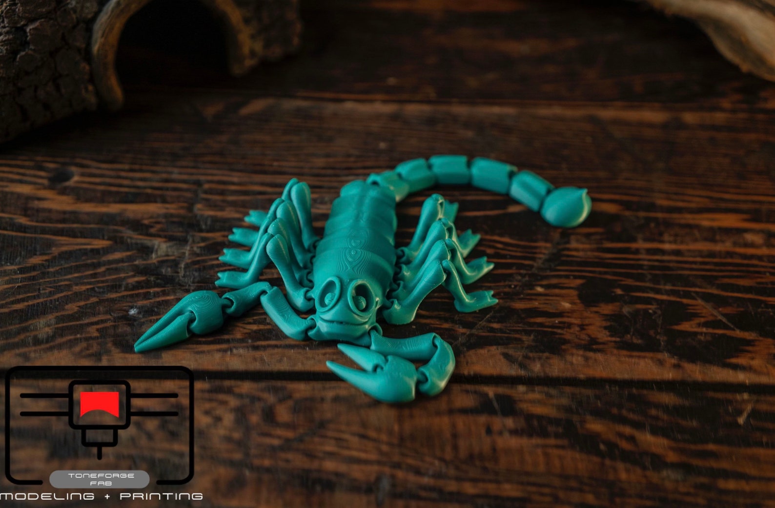 Articulated 3D Printed Scorpion, Flexi Animal, Fidget Toy - Etsy
