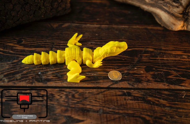 Articulated 3D Printed Velociraptor Flexi Dinosaur Fidget - Etsy
