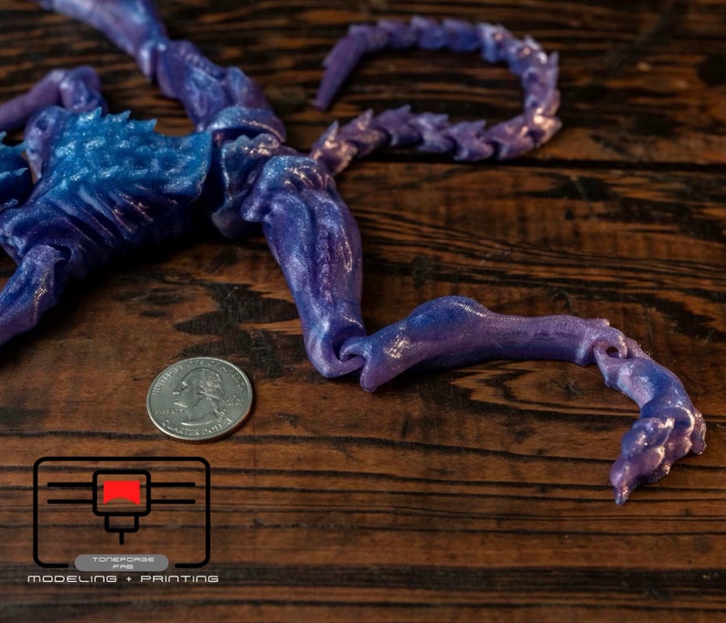 Articulated 3D Printed Alien - Etsy