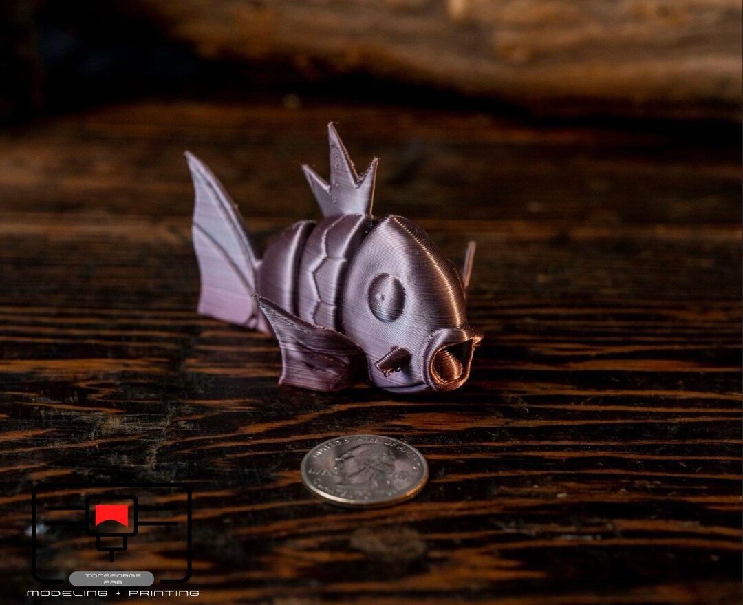 Articulated 3D Printed Magikarp Fidget Toy - Etsy