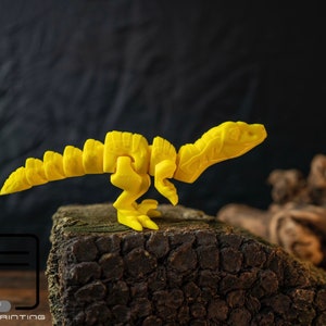 Articulated 3D Printed Velociraptor, Flexi Dinosaur, Fidget Toy - Etsy
