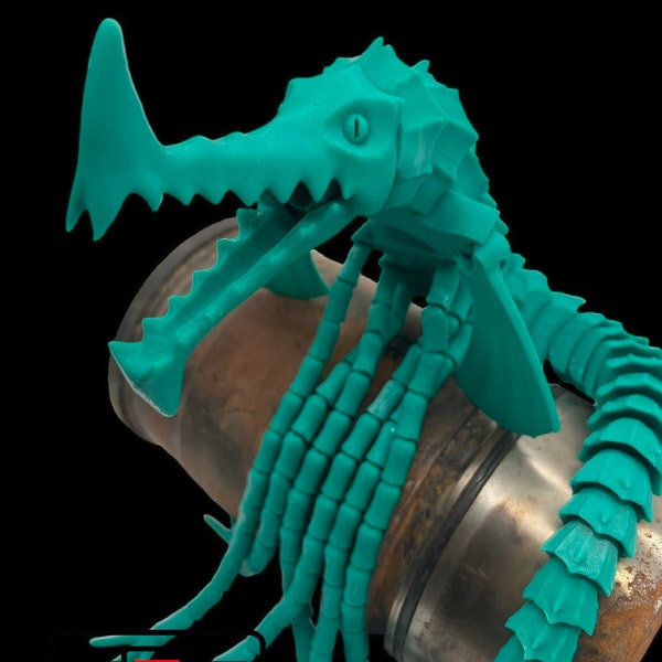 Sea Beast 3d Printed Articulated - Etsy