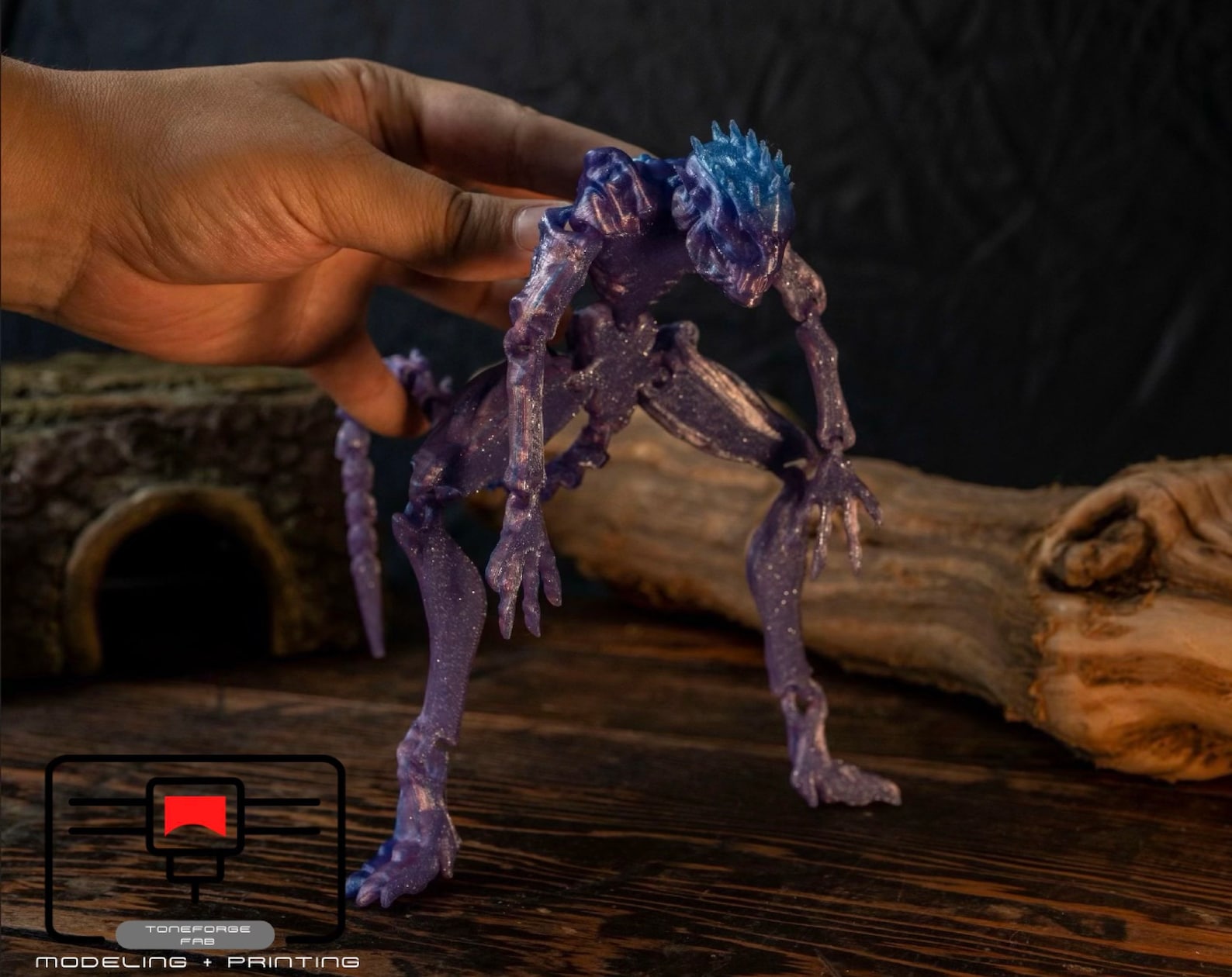 Articulated 3D Printed Alien - Etsy