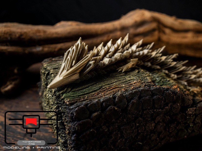 Articulated 3D Printed 20” Spade Dragon - Etsy