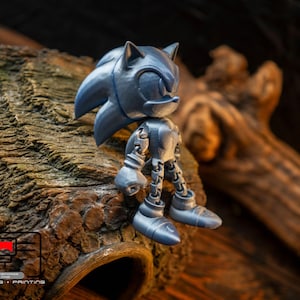 Articulated 3D Printed Sonic, Flexi Game Character, Fidget Toy - Etsy